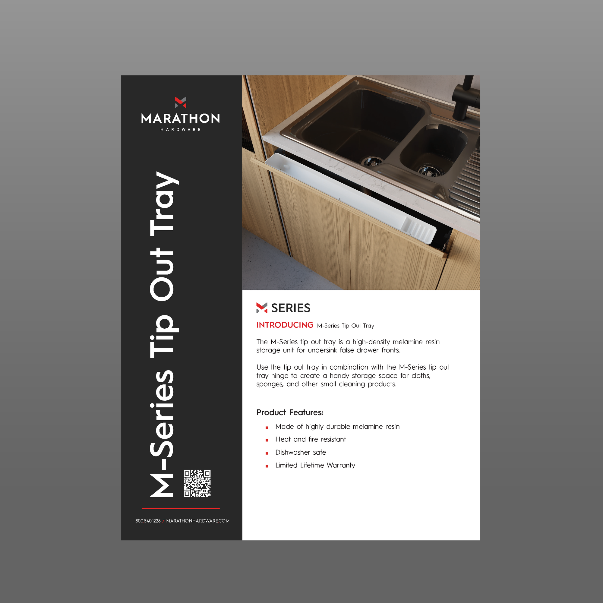 M-Series Tip Out Tray Cuttsheet Print